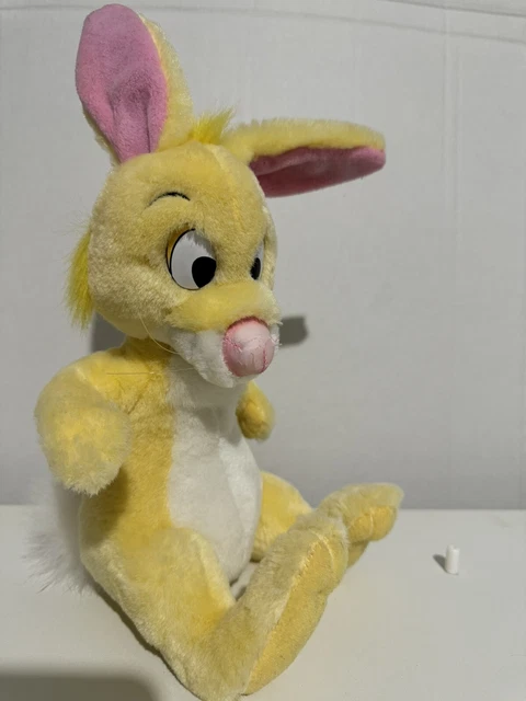 VINTAGE WALT DISNEY Yellow “Rabbit” Plush Winnie The Pooh 10" Stuffed ...