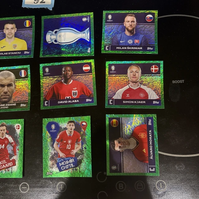 EURO 2024 GREEN Parallel Sticker Bundle 12x Stickers All Different £37. ...