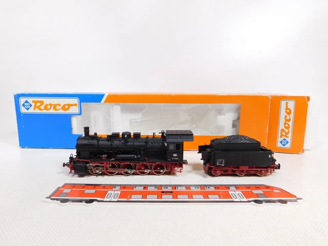 ROCO H0 DC 43220 Steam Locomotive With Tender 57 2147 DB Very Good +Box ...