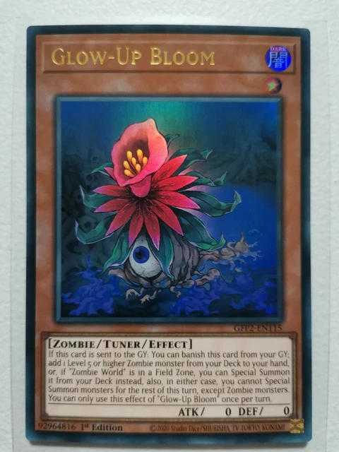 YUGIOH TCG GFP2-EN115 Glow-Up Bloom Ultra Rare 1st Edition NM EUR 2,02 ...