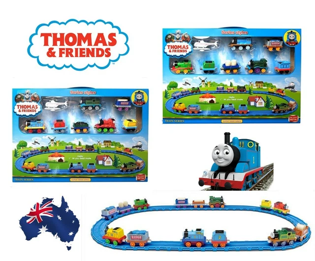 THOMAS THE TANK Engine & Friends Super Train Track Railway Kids Diecast ...