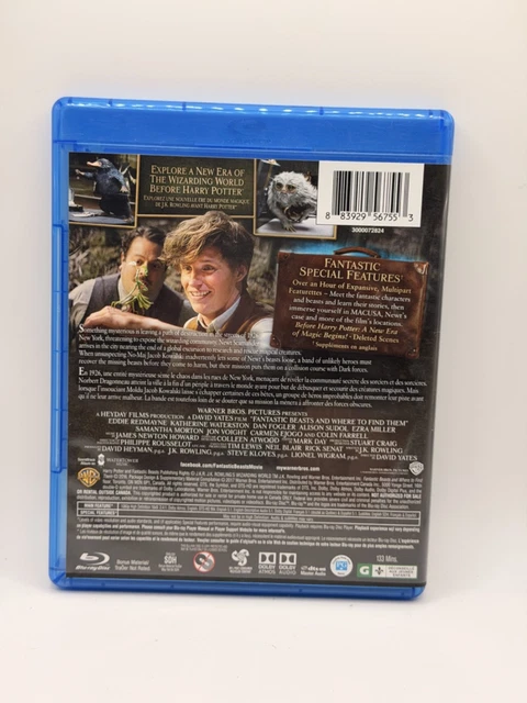 FANTASTIC BEASTS AND Where to Find Them (Blu-ray, 2016) Tested and ...