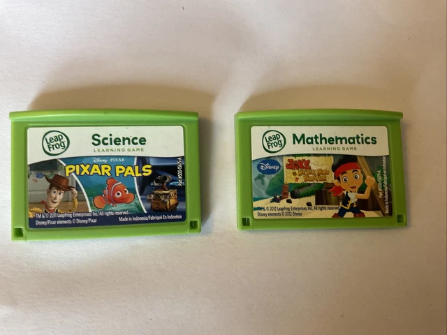LEAPFROG EXPLORER PIXAR pals science and jake the pirate maths games £3 ...
