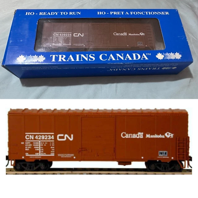 TRAINS CANADA 1-2026 HO Scale 40' Box Car ~ Canadian National Railway ...
