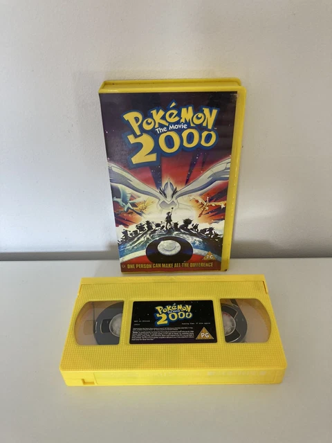 POKEMON THE MOVIE 2000 RARE Yellow Tape/Box VHS PAL - £7.95 - PicClick UK