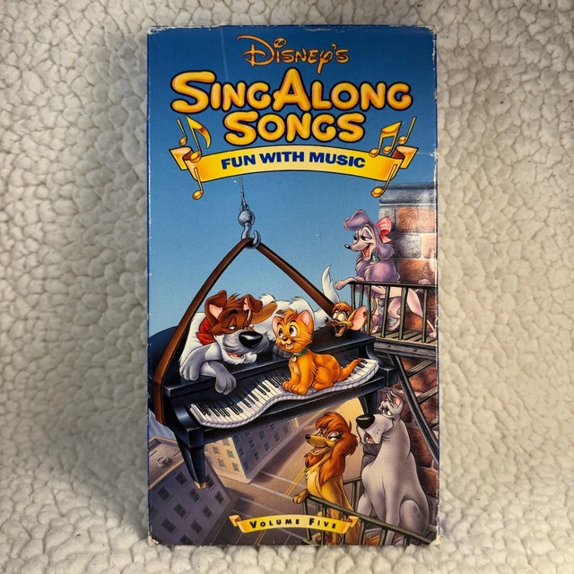 DISNEYS SING ALONG Songs - Fun With Music VHS Tape 1989 Volume 5 Kids ...