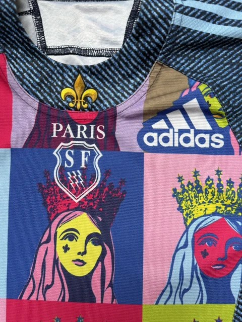 STADE FRANCAIS RUGBY Shirt 2008/2009 Andy Warhol Away Paris Jersey Men ...