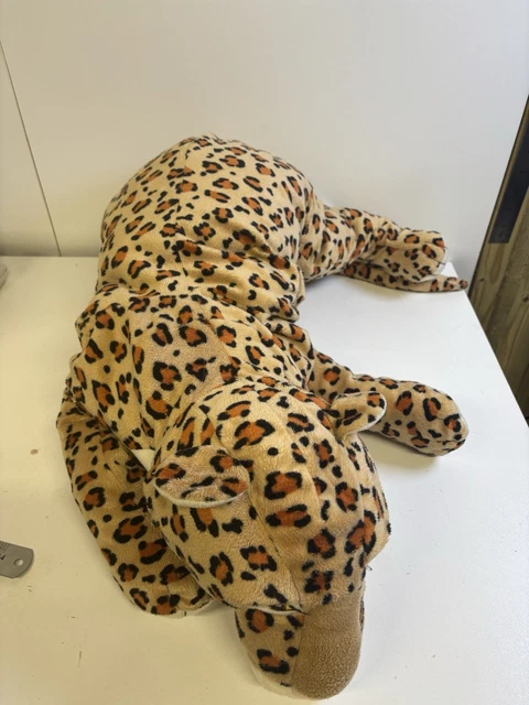 IKEA MORRHAR LARGE Animal Soft Toy Cuddly Plush Leopard, 32" £14.00 ...
