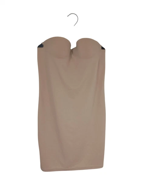 FLEXEES STRAPLESS NUDE Shapewear Slip Dress With Built-In Bra Size 36B ...