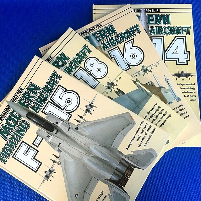 MODERN FIGHTING AIRCRAFT Aviation Fact File Various Titles Salamander ...
