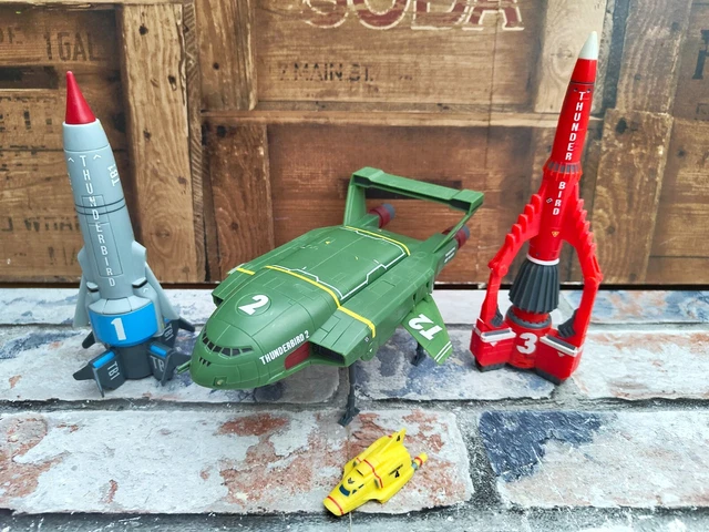 THUNDERBIRDS ARE GO Thunderbird 1 2 3 4 Vehicle Bundle With Sounds 32 
