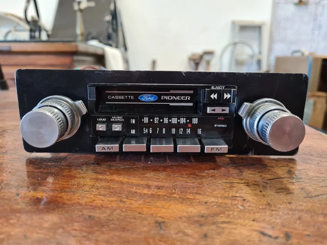 VINTAGE 1980'S FORD PIONEER CASSETTE Tape Player CAR RADIO MODEL KP ...