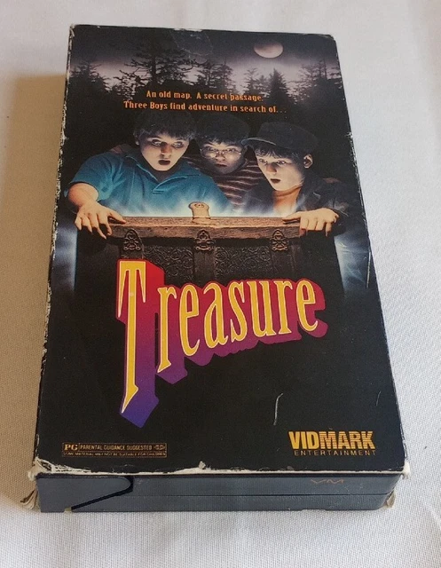 TREASURE (1993) VHS Kids Family Adventure Pirate Map Gold Vidmark ...