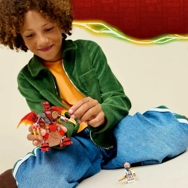 LEGO NINJAGO KAI'S Dragon Mech Battle Pack - Ninja Toy w/an Ac ...