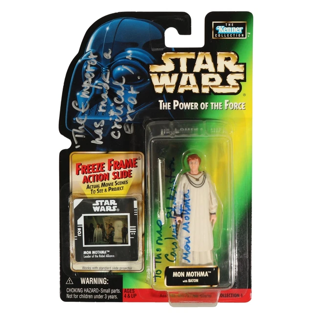 STAR WARS POTF 2 - Mon Mothma - Freeze Frame MOC / signiert (Autogramm ...