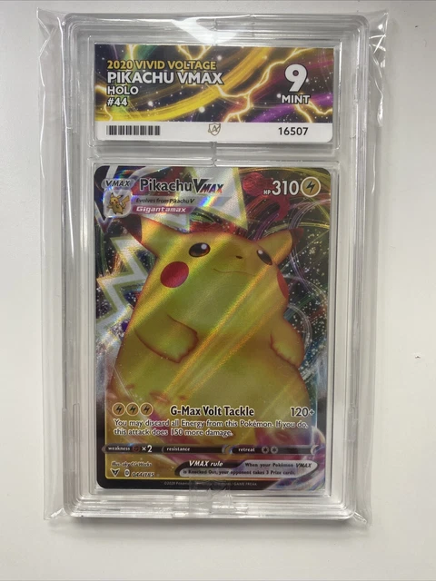 PIKACHU VMAX ACE GRADING ACE LABEL 9 Pokemon Full Art Vivid Voltage ...