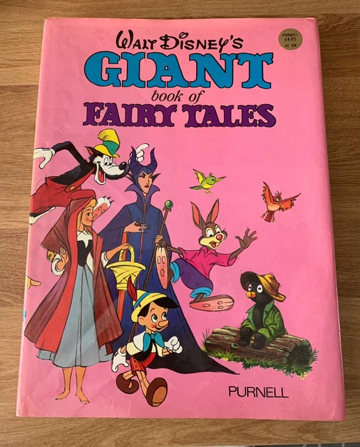 WALT DISNEY’S GIANT Book of Fairy Tales Vintage Illustrated Hardback ...