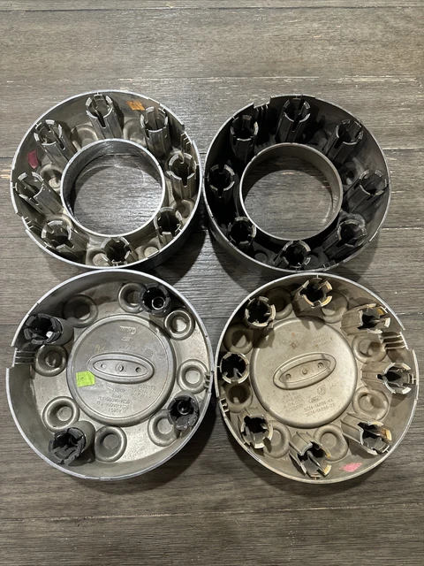 OEM FORD F250 F350 CHROME Center Wheel Hub Cap 4x4 SET 05-16 covers 8 ...