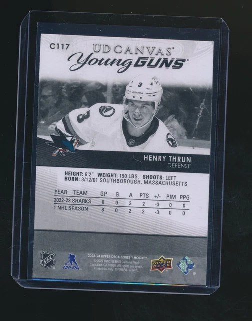 HENRY THRUN 2023-24 Ponte Superiore Giovani Pistole Tela Nera Yg Rc ...