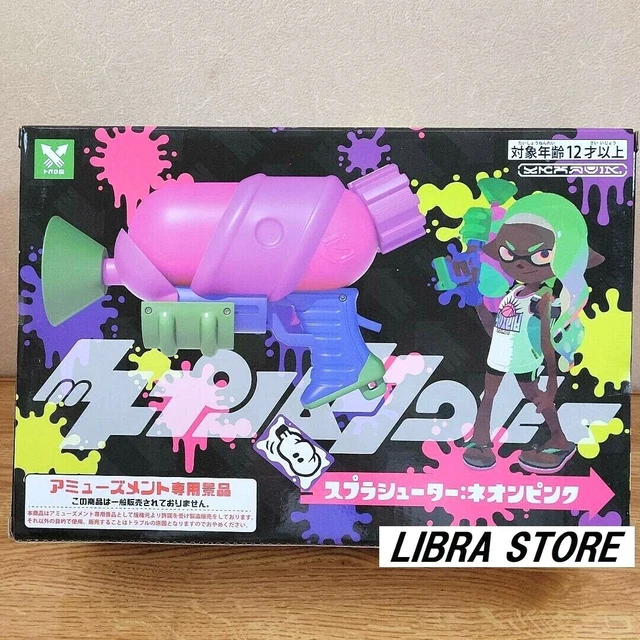 RARE SPLATOON EAU Pistolet Splashooter Néon Rose Exclusif Pour Japon ...