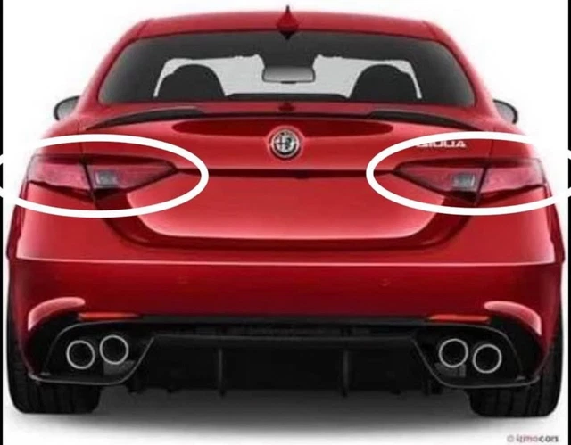 ALFA ROMEO GIULIA Taillights Set Complete Tail Light Set (2 Inner + 2 ...
