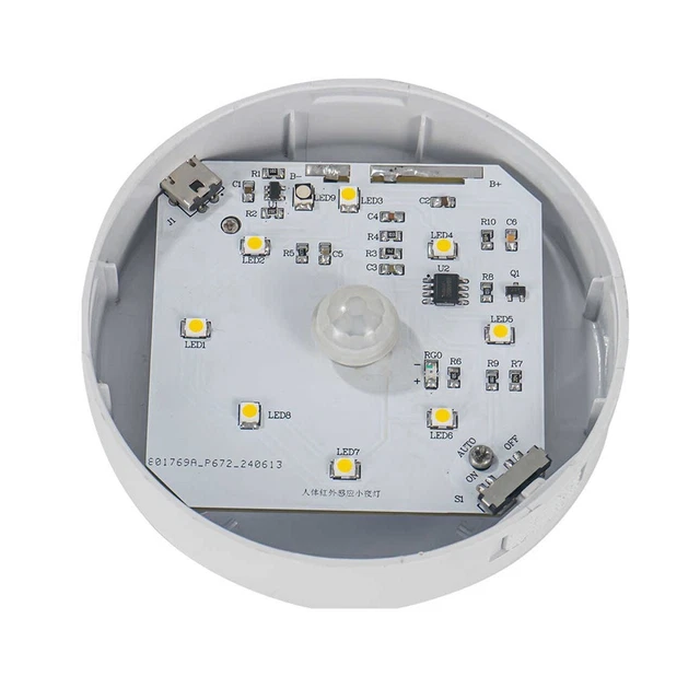 DIY HUMAN BODY Sensing LED Light Kit Motion Sensor Lights DIY ...