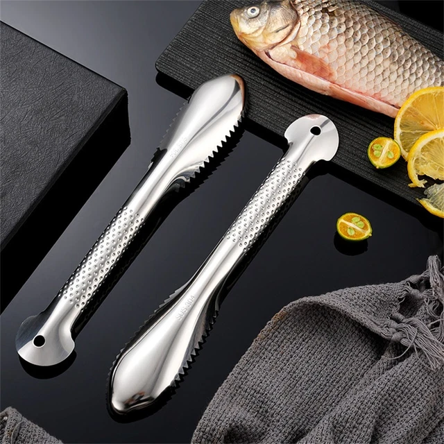 EFFICIENT FISH SCALER and Gill Remover Stainless Steel Non Slip Handle ...