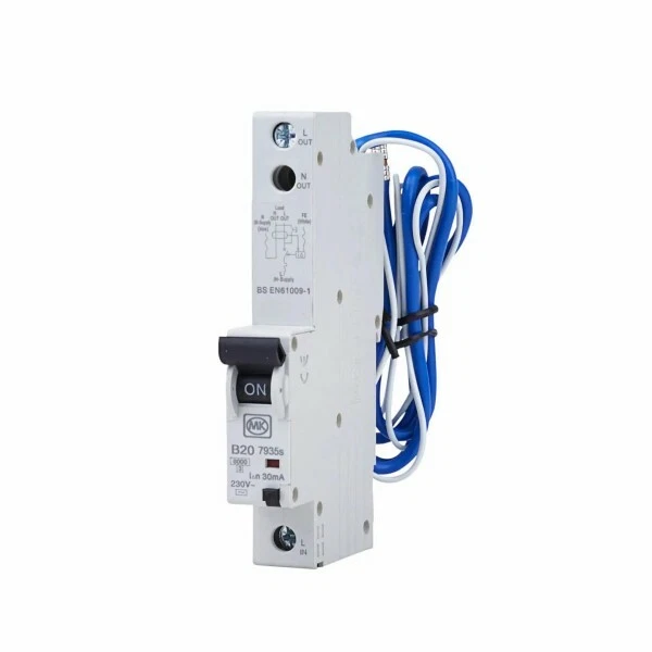 MK SENTRY 20A 30mA Single Pole RCBO - Type B - 7935s £22.00 - PicClick UK
