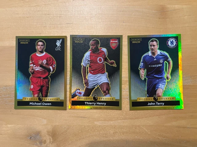 PANINI PREMIER LEAGUE 24/25 Stickers Michael Owen/Thierry Henry/John ...