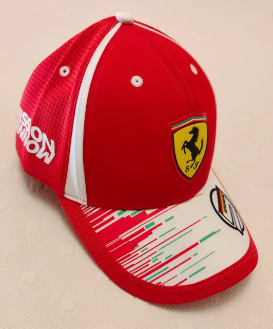 F1 PUMA FERRARI Sebastian Vettel Mission Winnow Cap PRO ATHLETE 2018 ...