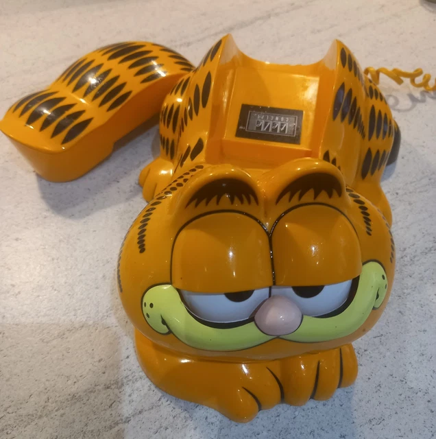 GARFIELD VINTAGE TELECONCEPT Telephone Landline Retro Rare & Funky ...