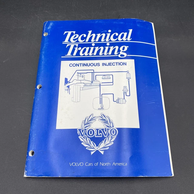 VINTAGE VOLVO TECHNICAL Training Continuous Injection Shop Repair ...