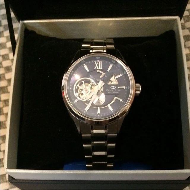 ORIENT STAR SEMI Skeleton Automatic DK05-CO-B 41mm Navy Men's watch £ ...