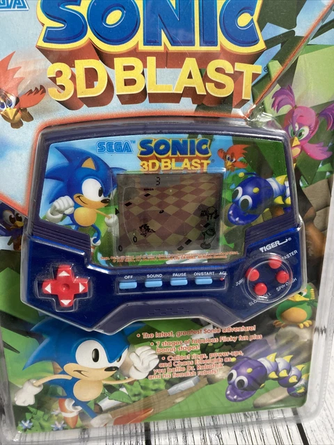 RARE VINTAGE SEGA Sonic 3D Blast 1997 LCD Electronic Handheld Game ...