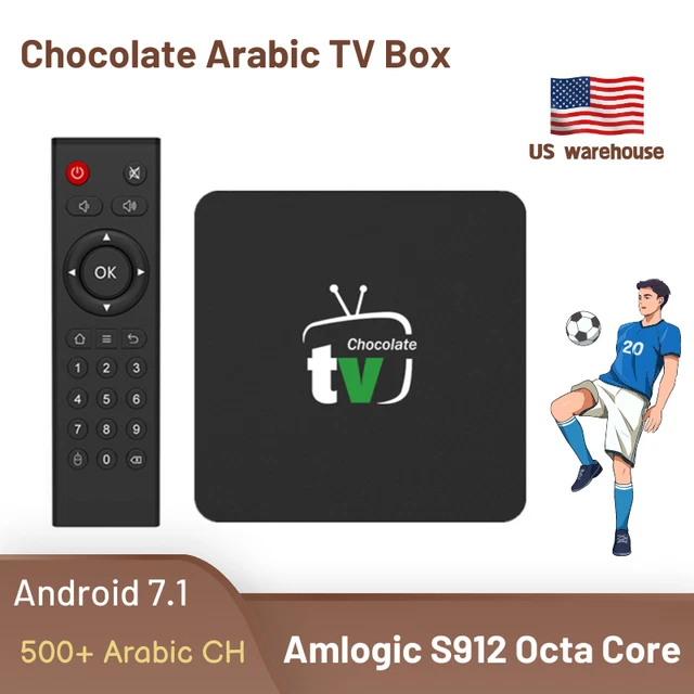 LOOL ARABIC TV Box 500+ CH Octa Core Android WIFI 4K Smart Arab Set Top ...