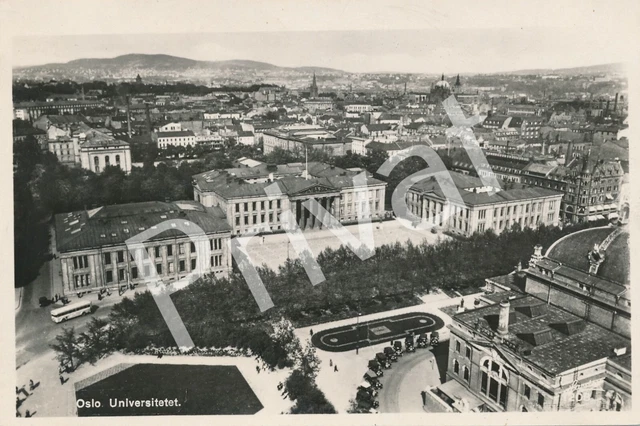 FOTO PK WK II Panorama Universität Universitetet i Oslo 1940 Norway L1 ...