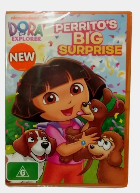 New And Sealed Dora The Explorer Perritos Big Surprise Dvd 2013 Region 4 Pal 1000