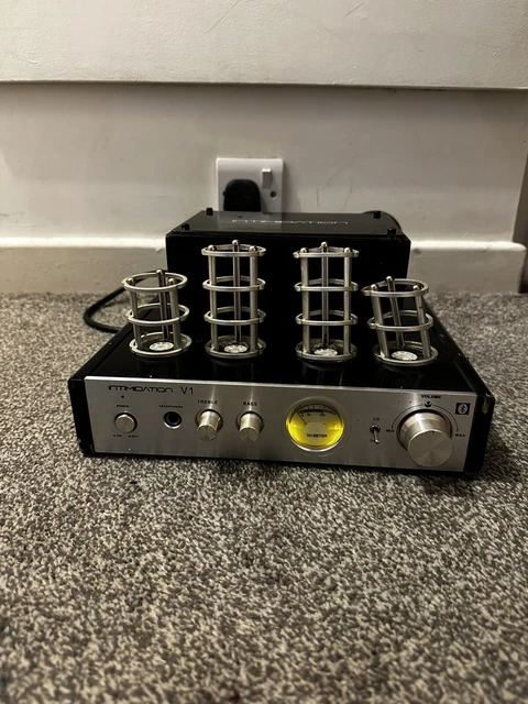 INTIMIDATION V1 RETRO Bluetooth Tube Amplifier Valve Amp HiFi Audio ...