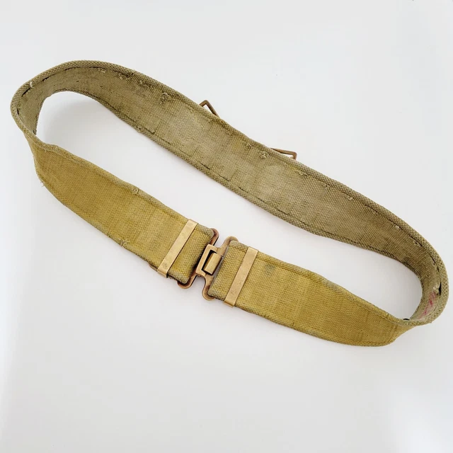 WW2 NAMED, WEBBING Belt Wwii 1937 37 Pattern British Army Military £45. ...