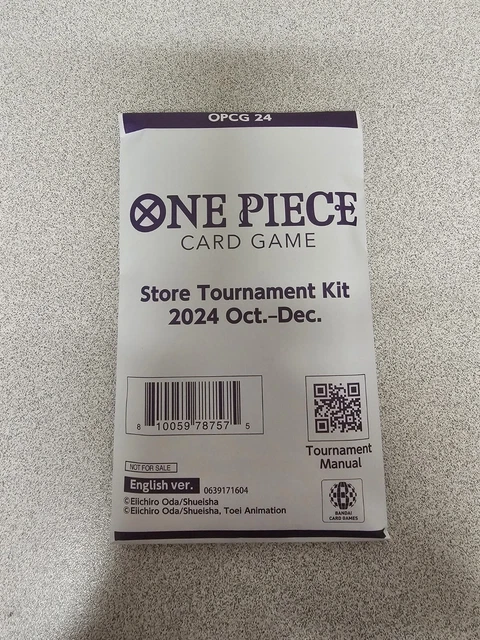 ONE PIECE CARD Game Store Tournament Kit 2024 Oct - Dec Sealed English ...