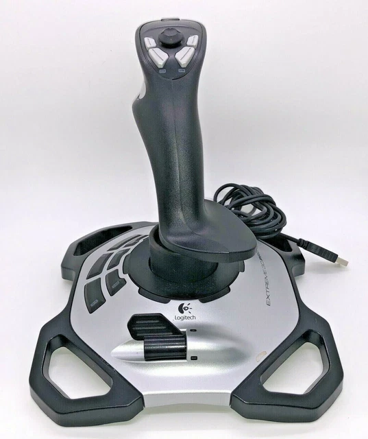 LOGITECH EXTREME 3D Pro Joystick USB for Windows 10 Flight Gaming ...