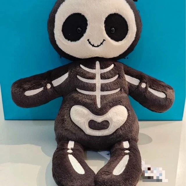 JELLYCAT SKELETON & Mummy Bob Toy: Fluffy Collectible Halloween Plush ...