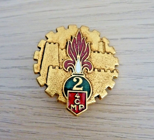 ORIGINAL MILITAIRE INSIGNE 2° R.e.i 4° Compagnie Mixte Portee / Drago Tbe EUR 14,90 - PicClick FR