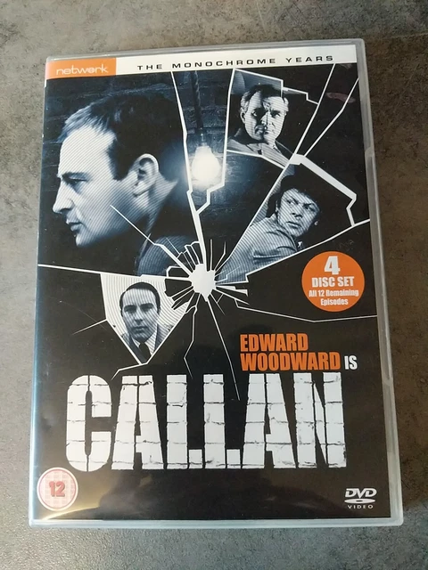 CALLAN - THE Monochrome Years Dvd Network Edward Woodward Rare 4 Disc ...
