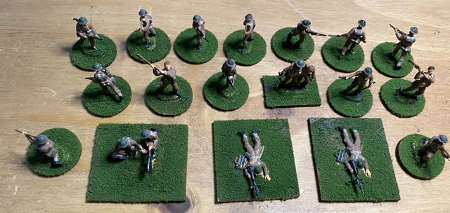 PLASTIC SOLDIER/AIRFIX SCALE 1/72 WW2 British Infantry, Built & Painted ...