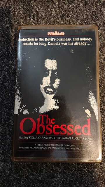 THE OBSESSED VHS pyramid title clamshell very rare pre cert £23.00 ...