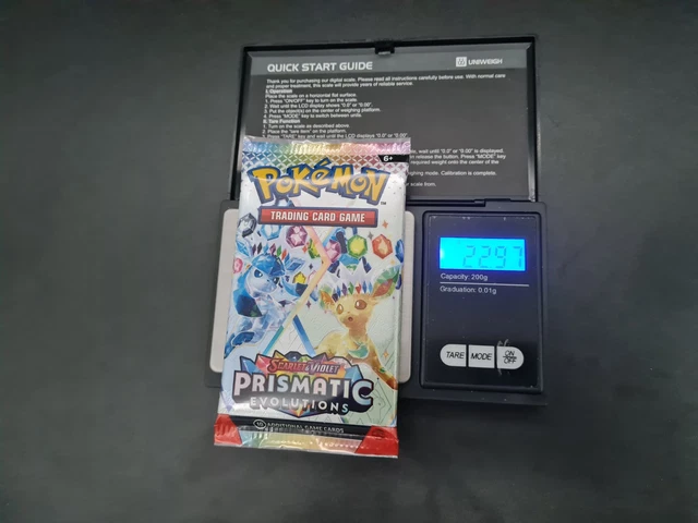 POKÉMON TCG - Prismatic Evolutions Booster Pack - Sealed - HEAVY PACK ...