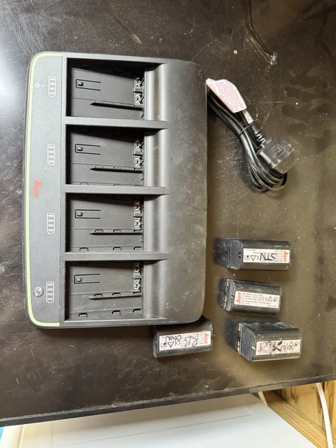 LEICA GKL341 BATTERY Charger 4-Bay £156.68 - PicClick UK