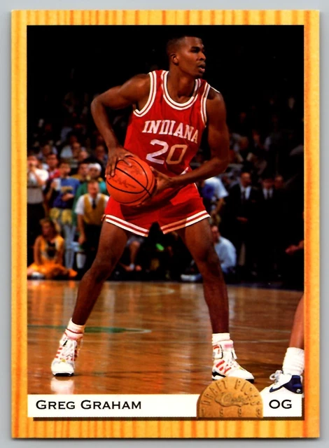 1993-94 CHOIX CLASSIQUES Greg Graham Indiana Hoosiers/Charlotte Hornets ...