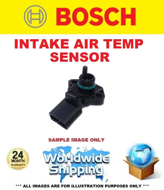 BOSCH INTAKE AIR TEMP SENSOR for IVECO DAILY Chassis 40C11 40C11D 2009 ...